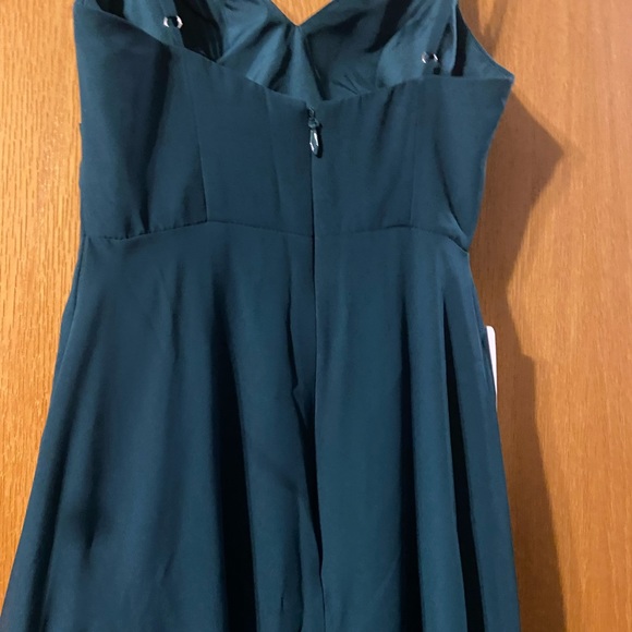 Azazie | Dresses | Azazie Kaylee Dark Green Maxi | Poshmark